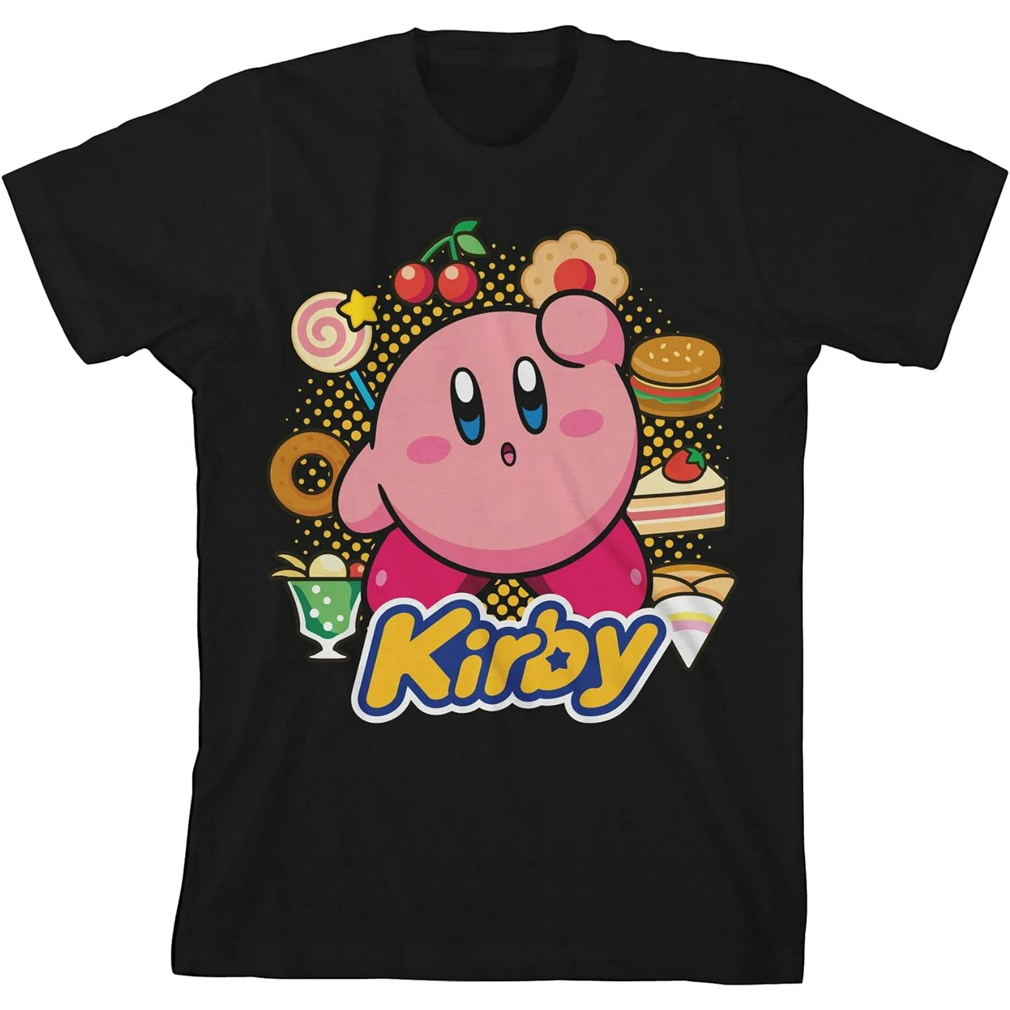 Click here for Haiker Kirby Circle Of Food Boys Black T-Shirt prices