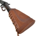 Leather Rifle Gun Buttstock Cheek Rest with Rifle Shell Holder for ...