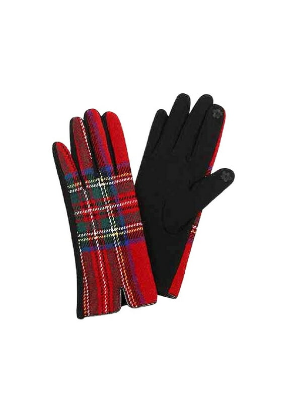 Plaid Gloves