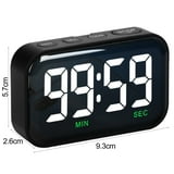 Ludlz Kitchen Timer Digital LED Display 2 Brightness 3 Volumes Magnetic ...