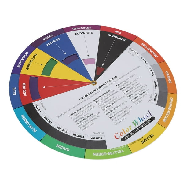 Rueda de colores del artista, rueda de colores Color del tatuaje Guía ...