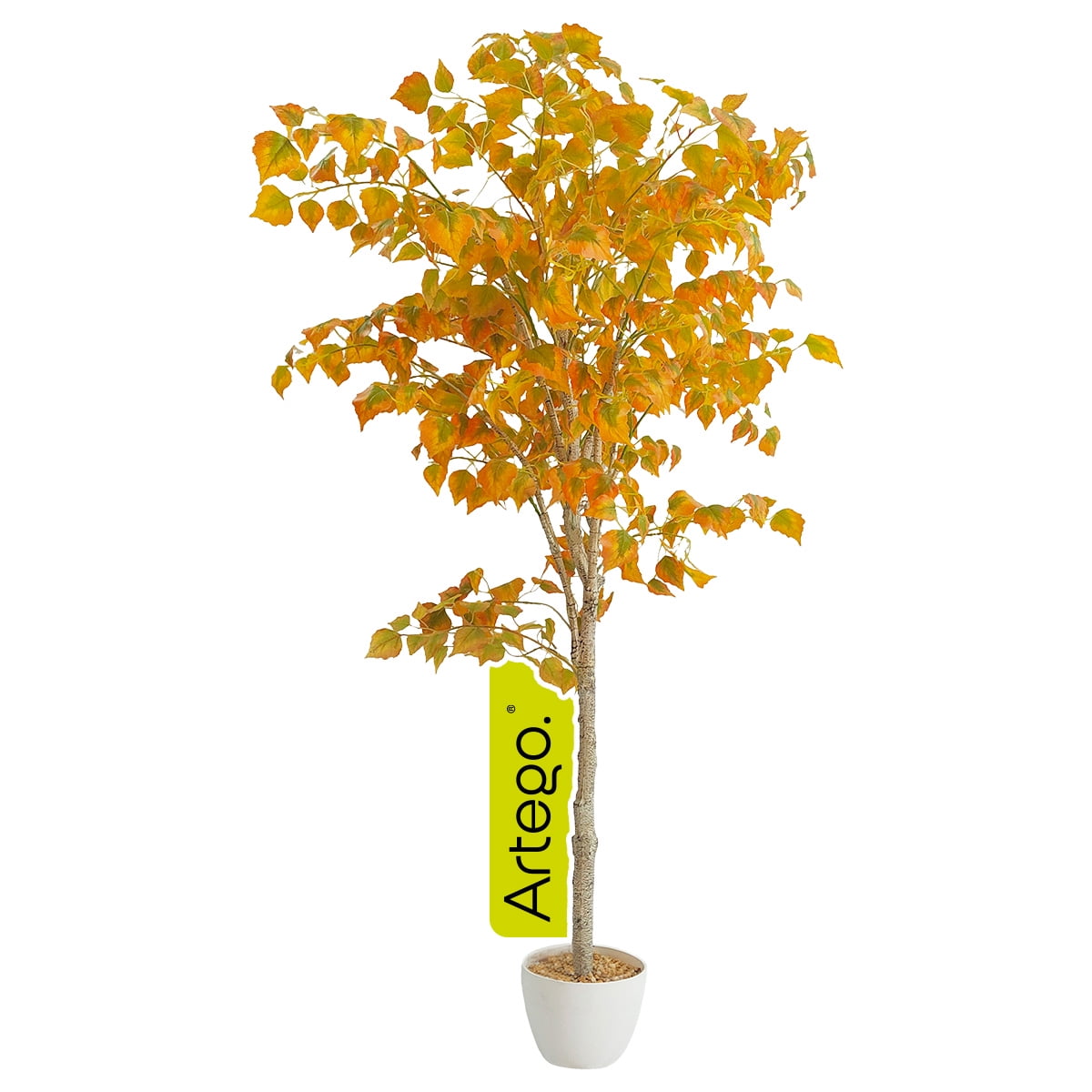 Planta Artificial Moderna Con Maceta Decorativa Real Style Arból Ann Arbor Abedul Grande De ...