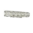 Valetta Integrated LED chip light Chrome Wall Sconce Clear Royal Cut ...