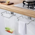 Trash Bag Holder, Happon Recycled Reusable Hanging Stainless Steel Bags ...