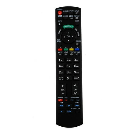 Black Plastic Universal Replacement TV Remote Control Smart Controller ...