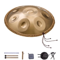 VEVOR Handpan Drum, 22 in & 10 Notes, D Minor Hand Drum, Hand Pan Drum ...