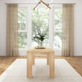 Plank+Beam 60" Modern Dining Table for 4, Solid Wood Rectangular ...