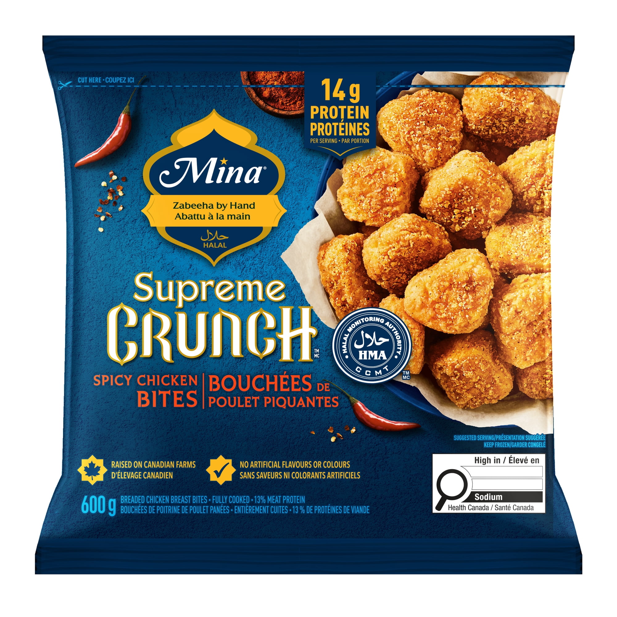Click here for Mina Supreme Crunch Spicy Chicken Bites 600gr prices