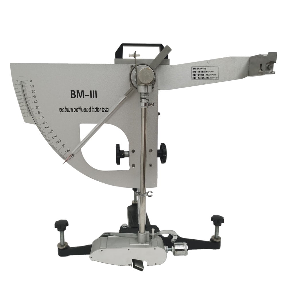 Techtongda Portable Pendulum Skid Friction Coefficient Tester Skid ...