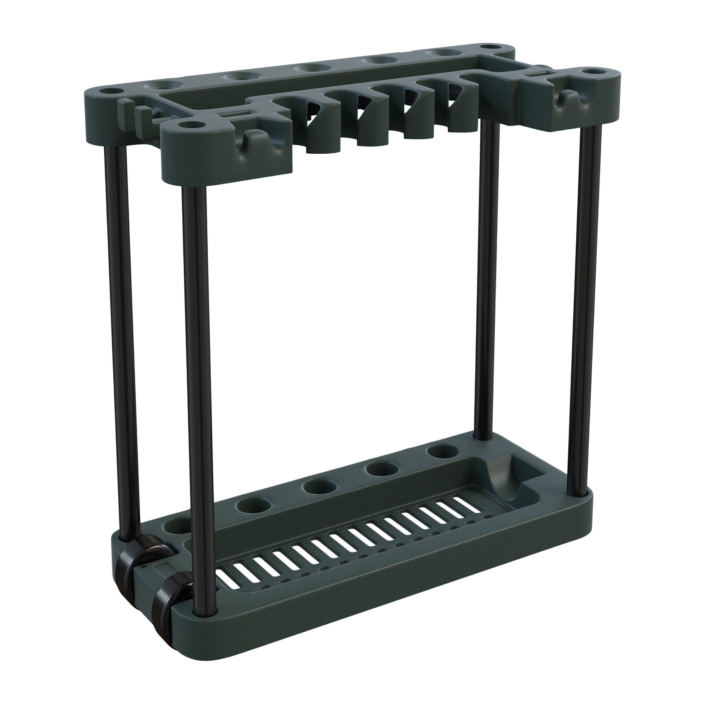 Stalwart Garden Tool Organizer – Rolling Utility Cart – Holds 40 Yard ...