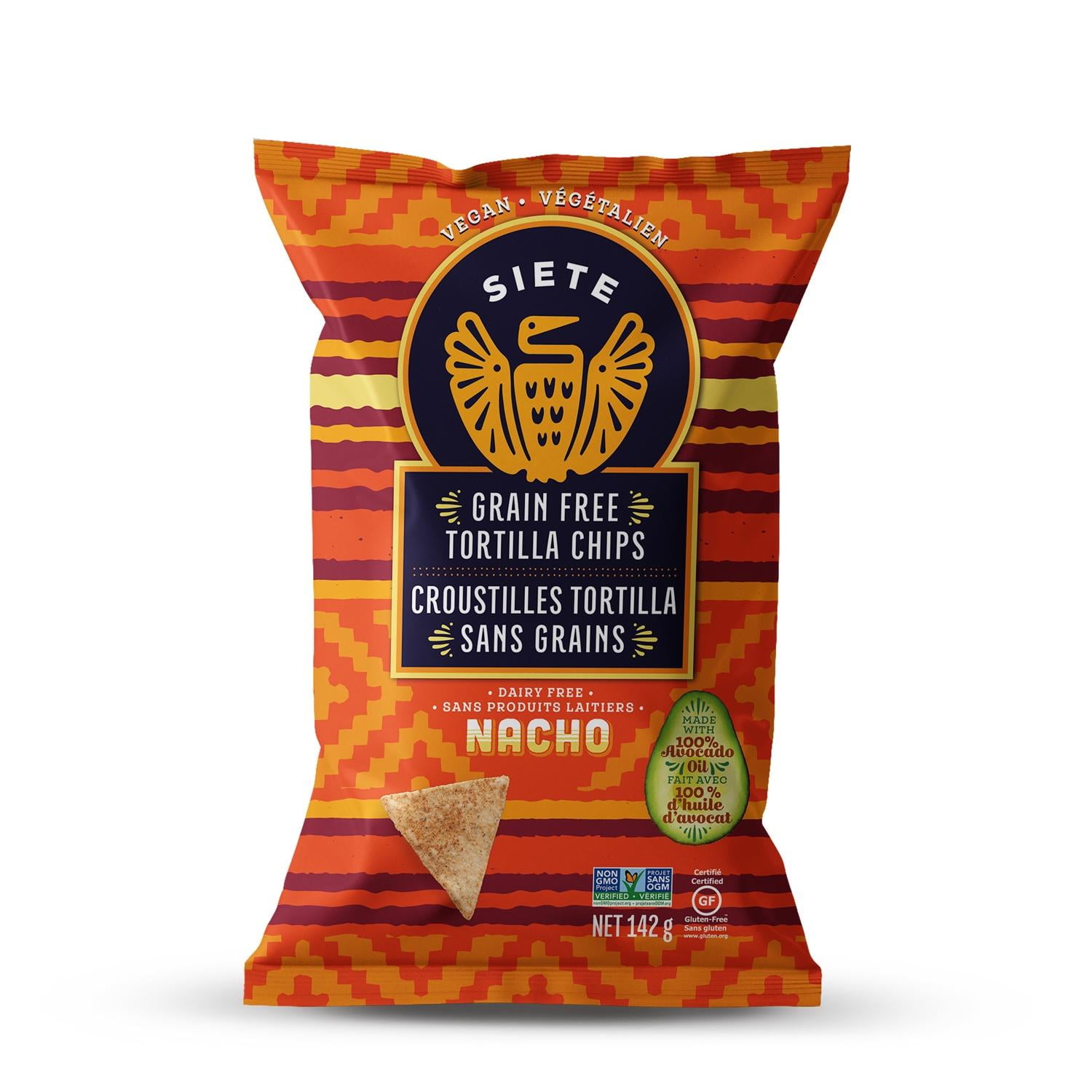 Click here for Siete Grain Free Tortilla Chips - Nacho 1 Oz prices