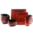 Elama Harland Loft 16 Piece Modern Premium Stoneware Set with Complete ...