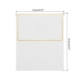 32Pcsd Table Signs, Place Cards with Gold Border for Table at ...