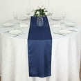 Efavormart 14"x108" Dark Blue Faux Denim Polyester Table Runner For ...