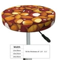 cute dried fruits Round Bar Stool Seat Covers, Elastic Round Chair ...