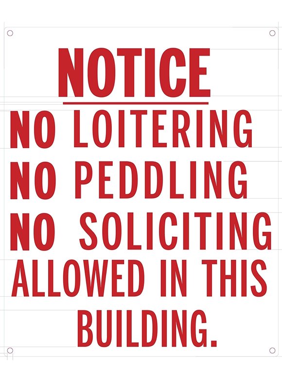 Warning Signs in Office Signs - Walmart.com