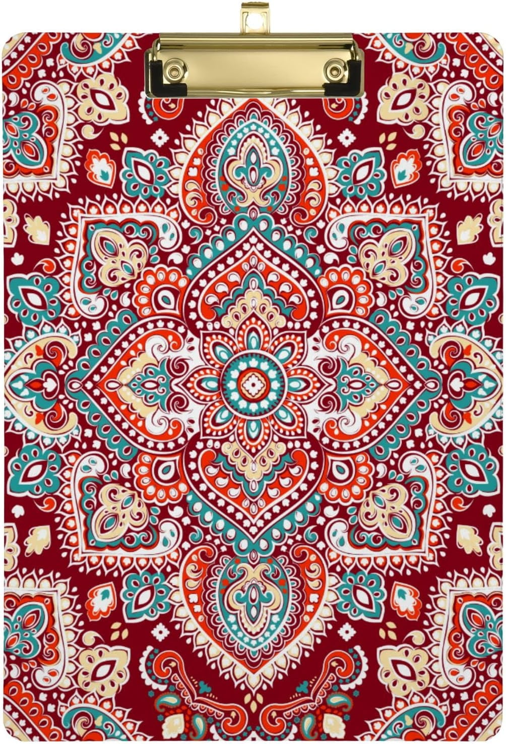 ZHANZZK Boho Mandala Clipboard Hardboard Wood Nursing Clip Board and ...