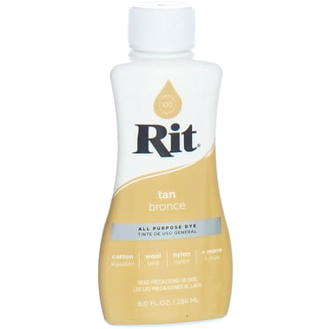 Rit Versatile Non-Toxic Dark Brown Liquid Dye for All Fabrics, 8 fl oz ...