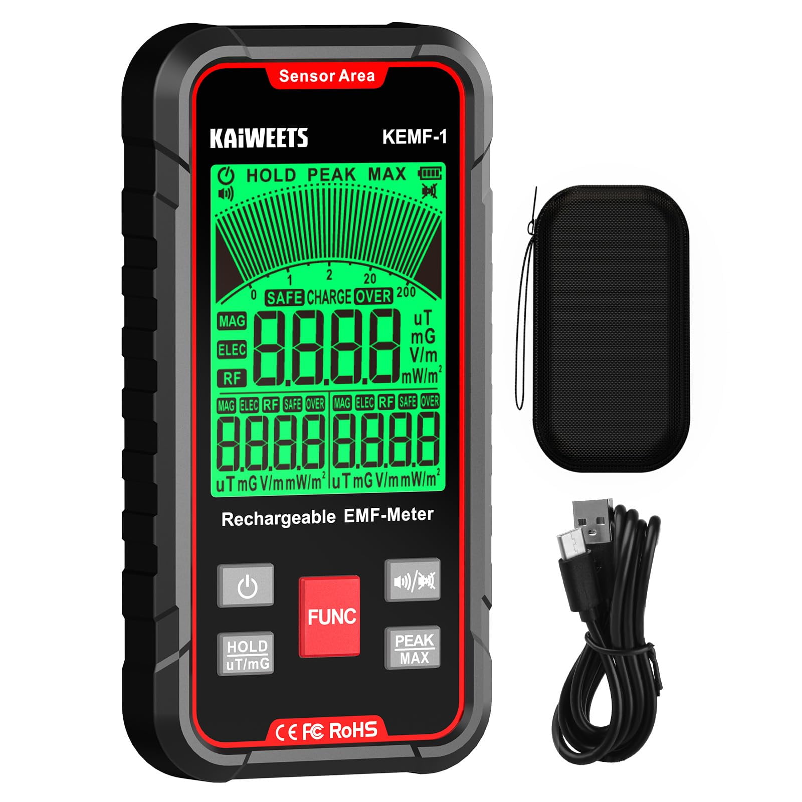 Click here for Kaiweets Emf Detector  3-In-1 Handheld Emf Meter D... prices