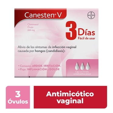 Canesten V Dual Óvulos y crema 3 días | Walmart en línea