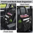 Car Front Seat Organizer Backseat with Dedicated Tablet Laptop Storage ...