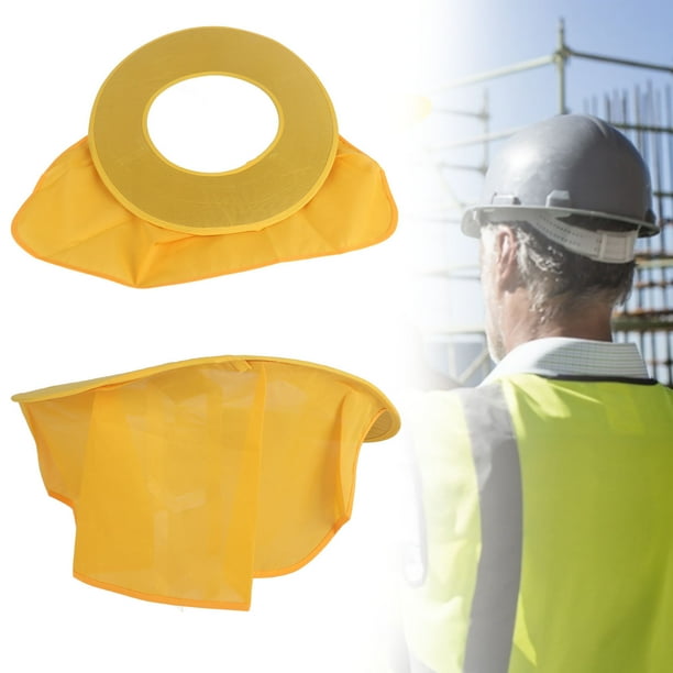 Cosiki Hard Hat, Shield Reflective Stripe Sun Shade Hard Hat Face Neck ...
