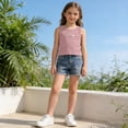 Ashyfjp Kids Casual Tops Solid Color Sleeveless Crew Neck Tank with ...