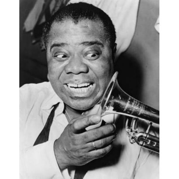 Louis Armstrong Poster Metal Sign 8Inx 12In Metal Art Print 8x12 Square ...