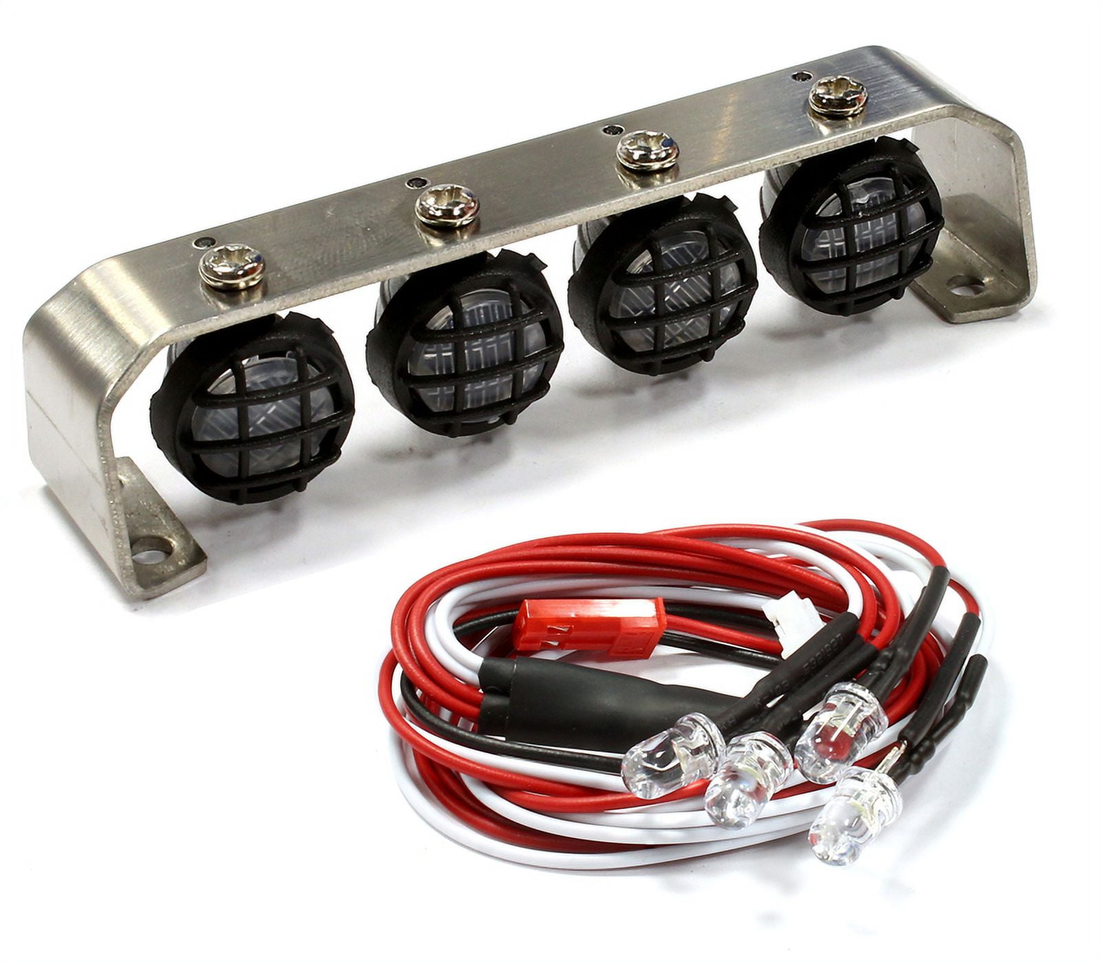 Integy RC Toy Model Hop-ups C25397 Roof Top Spot Light Set (S4) LED w ...