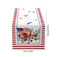 70.9 Inch Independence Day Table Flag Patriotic Table Runner For Dining ...