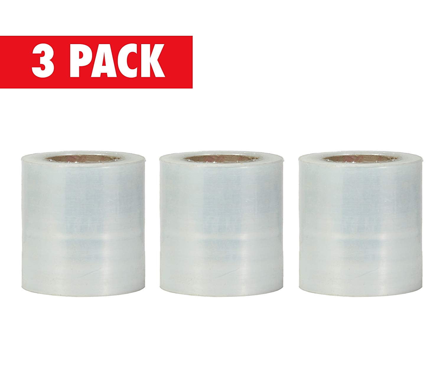 Plastic Stretch Pallet Wrap Core, 5 X 1000 Feet, 80 Gauge, Clear Shrink ...