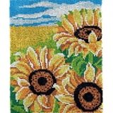 Rug Making Latch Hooking Kit | Gold Sunflower - Walmart.com
