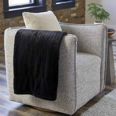 Sunbeam - Luxe Faux Fur Heated Throw 50" x 60" - Walmart.ca