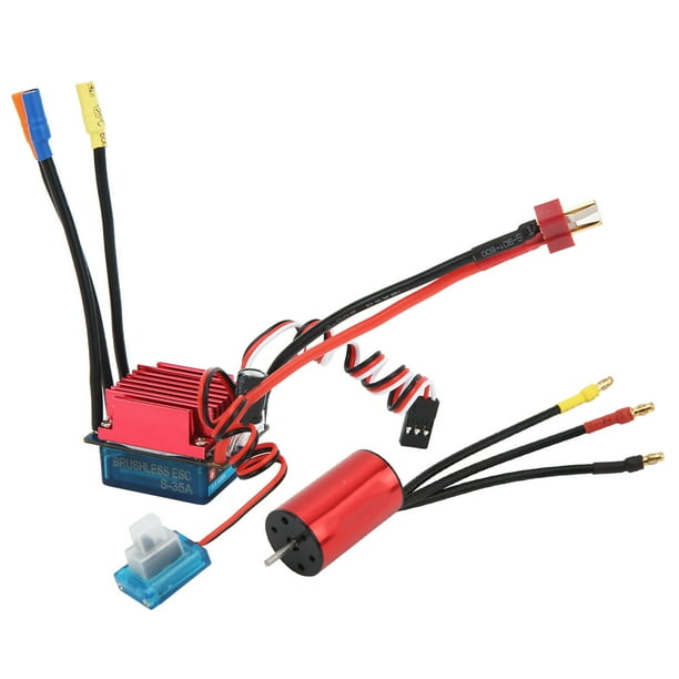 Brushless Motor ESC Combo Set,Brushless Motor ESC Kit RC Car Brushless ...