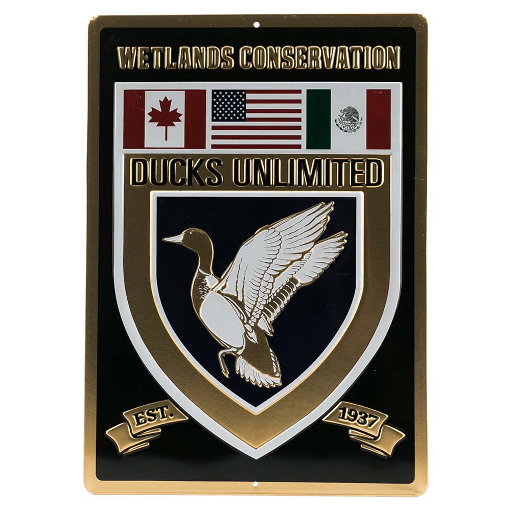 Ducks Unlimited Embossed Metal Sign - Walmart.com