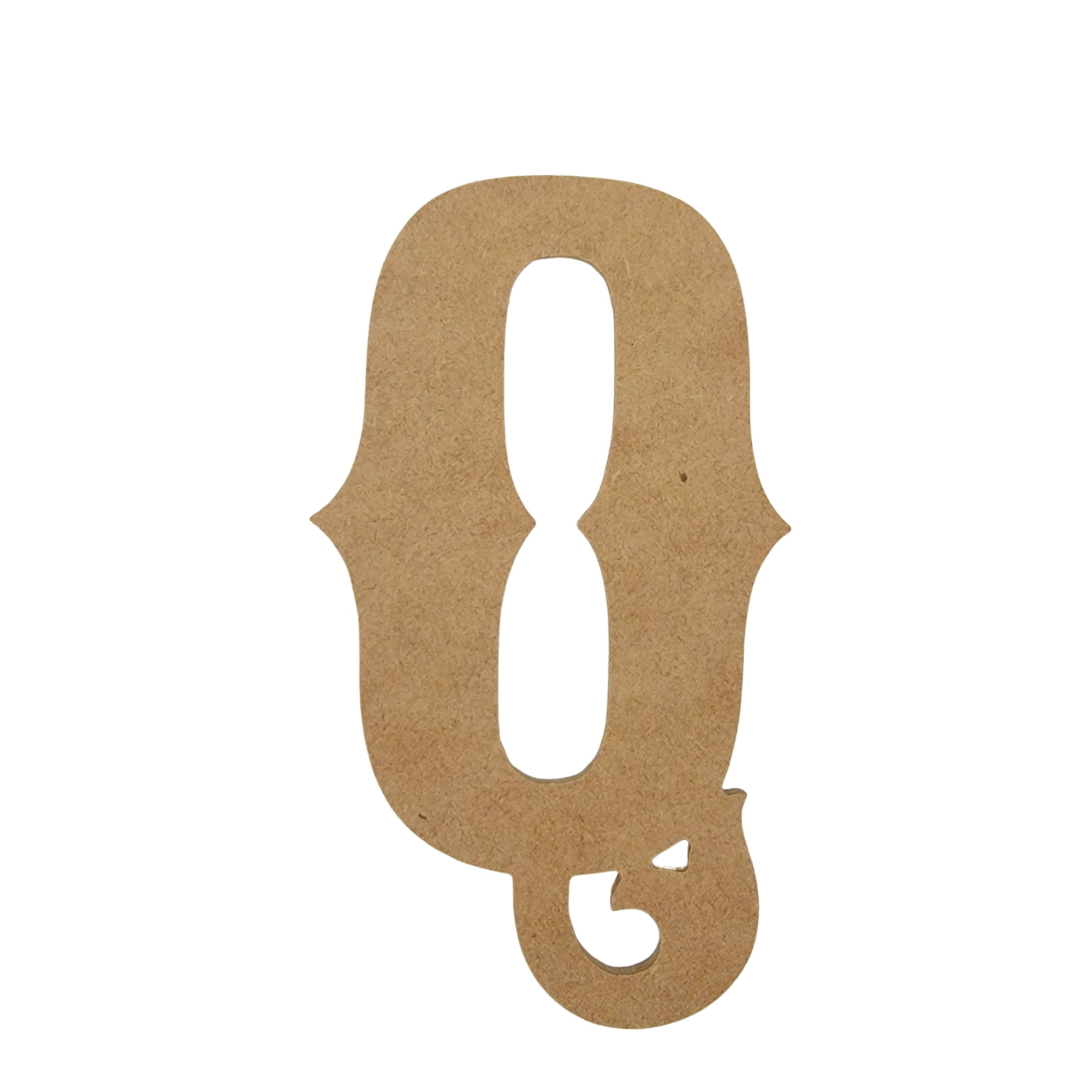 Wooden Letter Unfinished, Circus Font, Craft Cutout - Walmart.com
