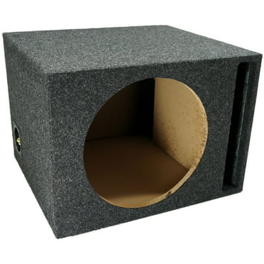 QPower Quad 4 Hole 12 Inch Sealed Divided Speaker Box Subwoofer ...