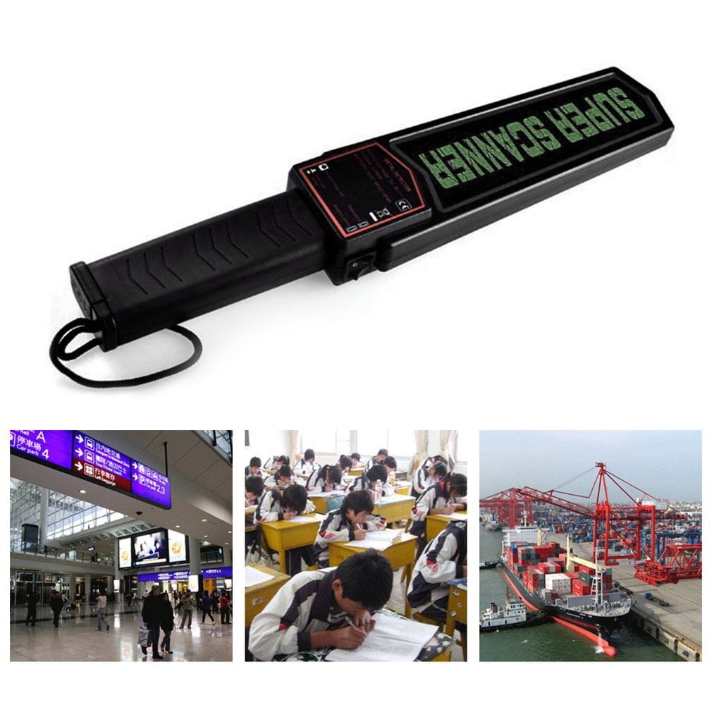 Portable Metal Detector Security Handheld Metal Detector Alarm And ...