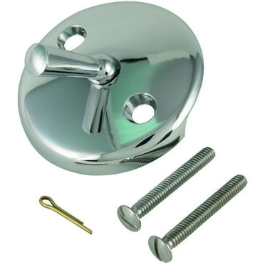 DANCO Tub/Shower Overflow Plate with Trip Lever for Tub Drains, Chrome ...