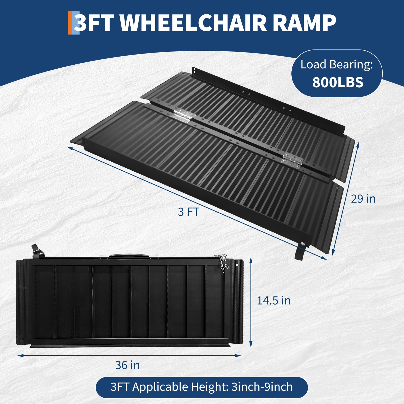 Click here for Edtara Aluminum Wheelchair Ramp  Portable And Fold... prices