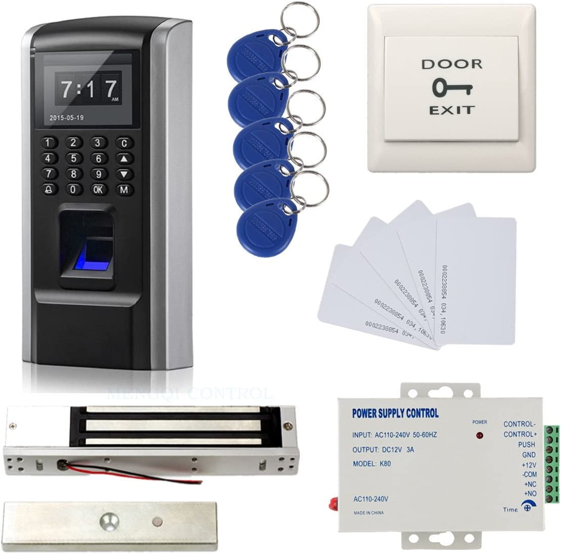 Full Kits Biometric Fingerprint RFID Password Access Control Systems ...