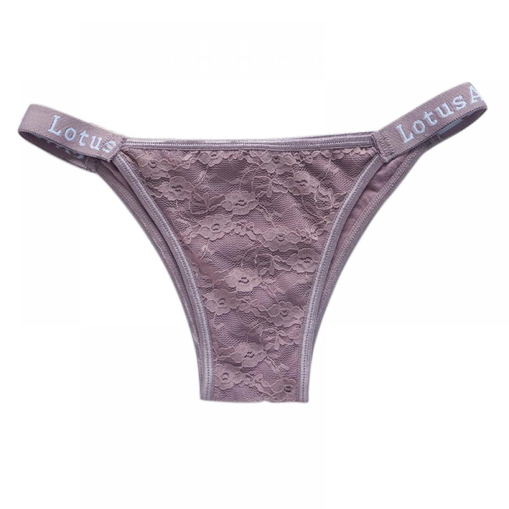 G-String Thongs for Women - Cotton Panties Stretch T-back Low Rise ...