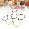 10PCS Kids Exercise Hoops Jumping Hopscotch Game Rings for Sensory ...