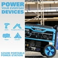 Free Shipping! Pulsar Dual Fuel Portable Generator 5250 Watts with CO ...
