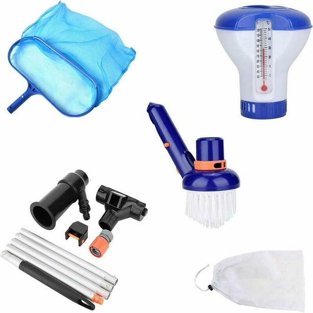 5PCS Pool Care Kit, Swimming Pool Cleaning Set with Pool Net, Pool Net ...