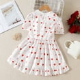 Dresses for Girls Lover Themed Letter Print Ruffle Dress Toddler ...