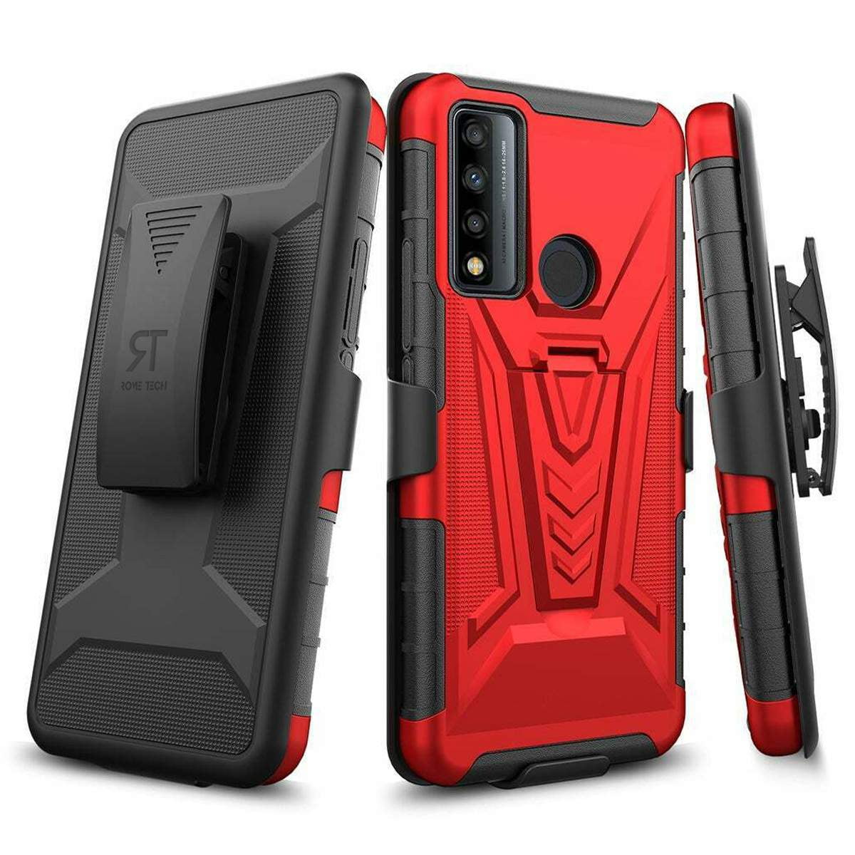 TCL 20A 5G Dual-Layer Holster Case with Kickstand - Walmart.com