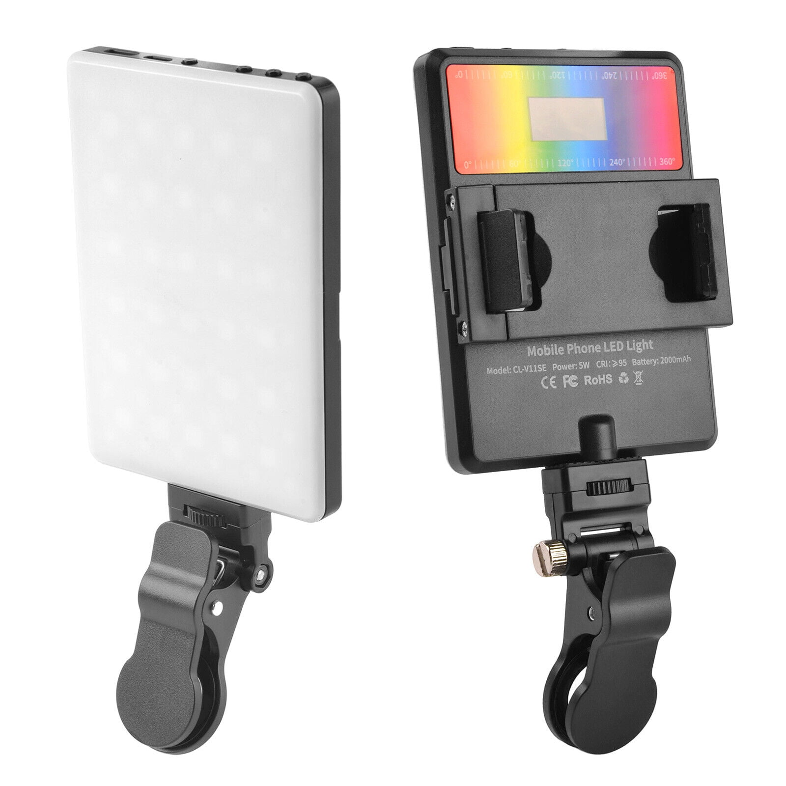 ETERSTARLY Selfie Light, 60 LED 2000mAh Rechargeable Cell Phone Fill ...