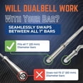 Dumbbell Barbell Converter - Dumbbell Converter Home Gym Equipment, for ...