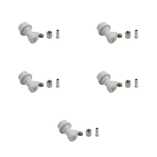 serony 1 Pair Plastic Joint Beer Keg Connector Dispenser Liquid Ball ...